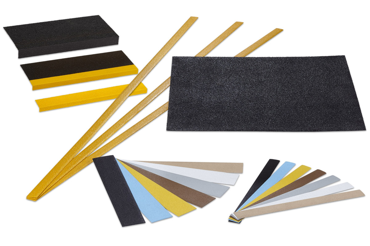 Anti-Slip FRP Step Covers, Deck Strips and Panels – No Skidding Products